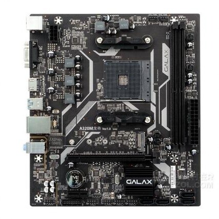 爆新 影驰A320M 龙将 Ver1.0主板 A320 AM4 VGA M.2 USB3 DDR4