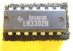 原装进口国半低功耗低失调电压四比较器 LM3302N 名机御用比较器