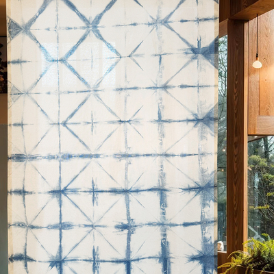 复古民族风文艺可定制遮挡帘棉麻