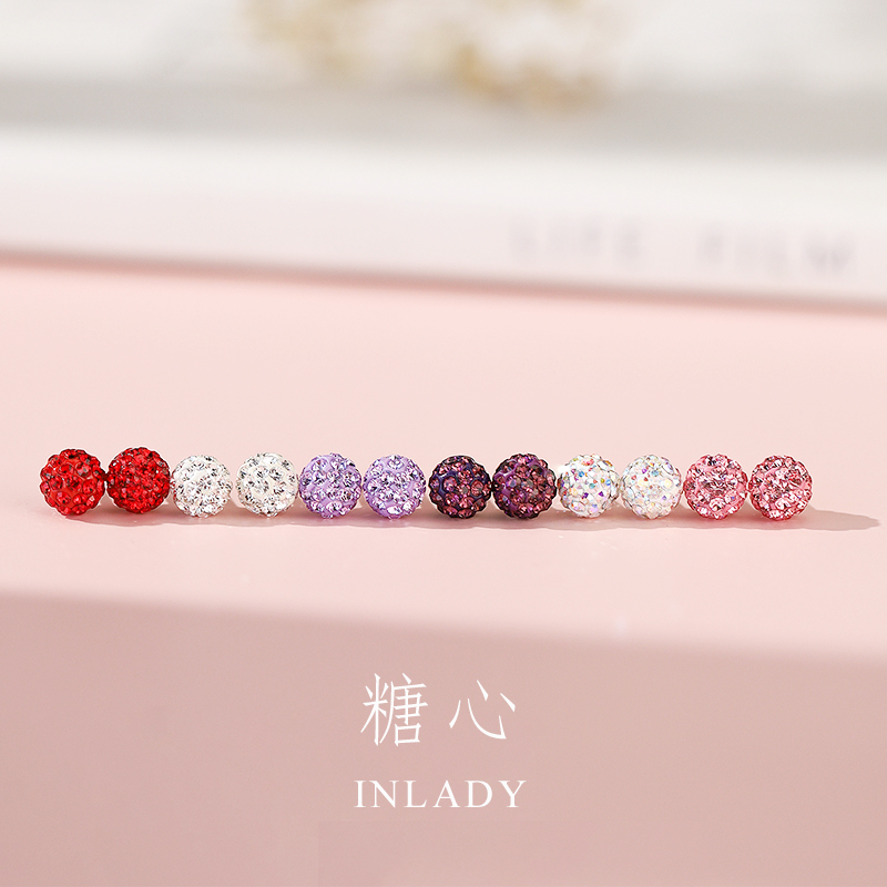 2023新品茶系耳钉925银耳环ins耳饰简约小众设计时尚百搭耳骨钉女_虎窝淘