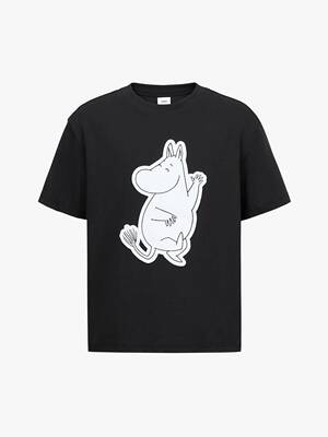 littlemoco童装正品26年夏款男女童圆领印花短袖T恤KBF2TEE043