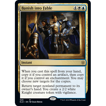 ELD 325 逐入寓言 Banish into Fable 万智牌 闪 R