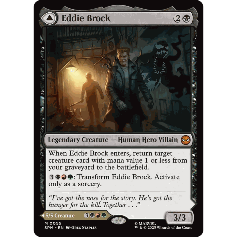 SPM 55 艾迪·布洛克 Eddie Brock万智牌 闪 M