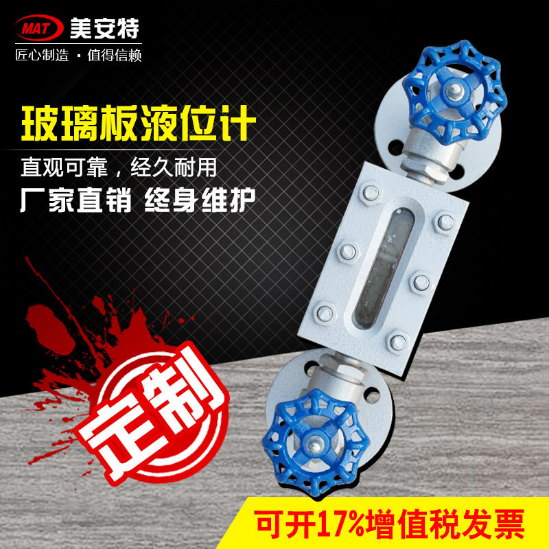 玻璃板液位计 反射式玻璃板液位计 高压玻璃板液位计