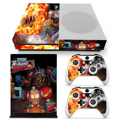 XBOXONE slim贴纸one s主机贴膜手柄贴 龙珠海贼王动漫款 可定制