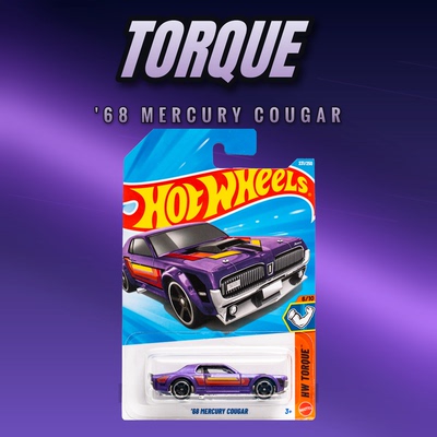 2026M-231号 '68 水星COUGAR 紫色 风火轮小跑车hotwheels