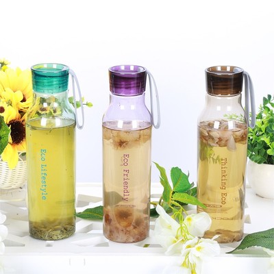 乐扣水杯夏季女塑料便携运动