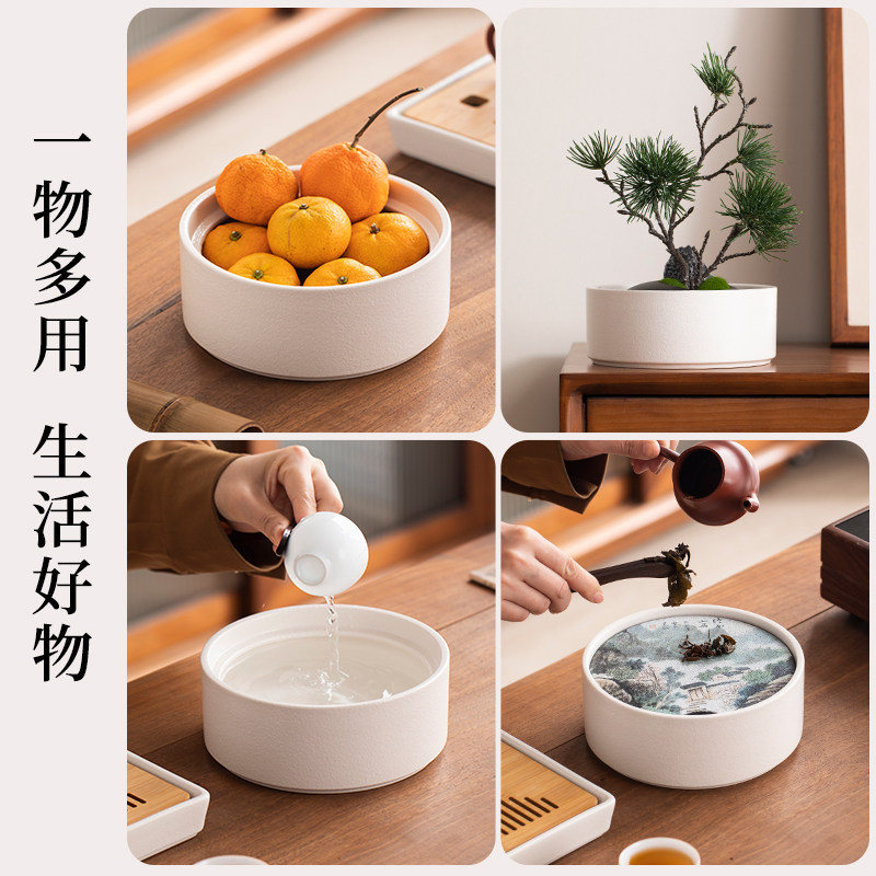 茶盘沥水盘茶台茶海茶具配件茶道零配茶道茶道配件茶道配件80后茶