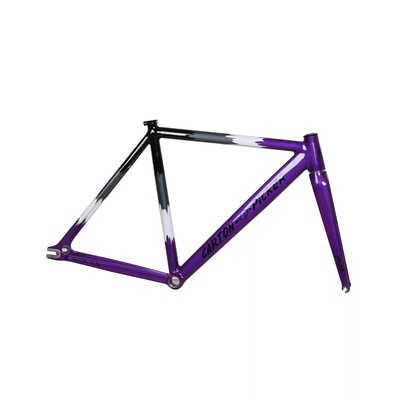 澳大利亚 Pizz Carton Picker frameset 紫色 单速场地 死飞车架