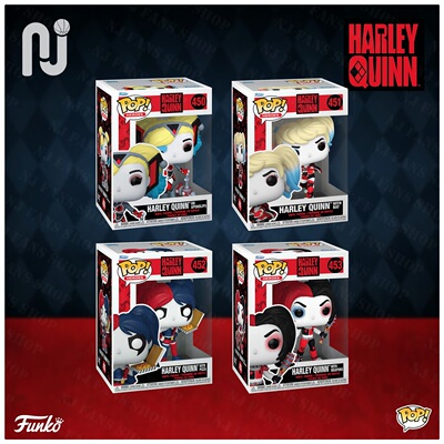 Funko Pop! DC漫画蝙蝠侠周边 Harley Quinn 小丑女奎茵 手办公仔