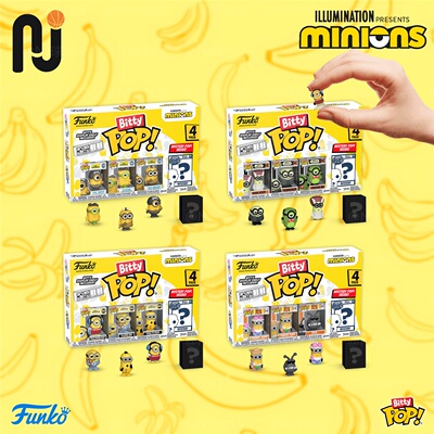 Funko Bitty Pop! Minions/小黄人 神偷奶爸迷你手办套装潮玩盲盒
