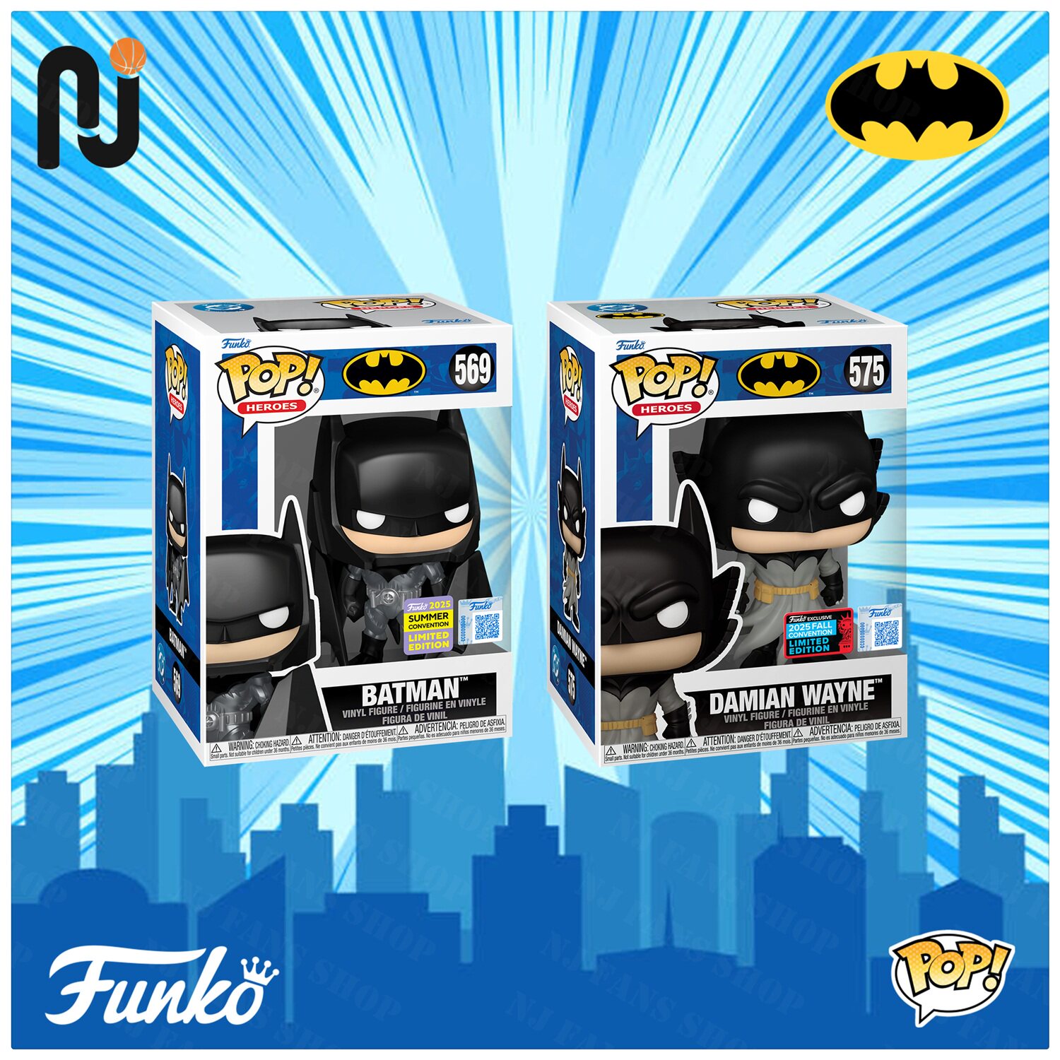 Funko Pop! DC Batman 蝙蝠侠 天国降临 限定版 人偶潮玩手办玩偶