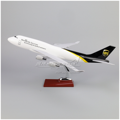 UPS波音B747货运飞机模型摆件