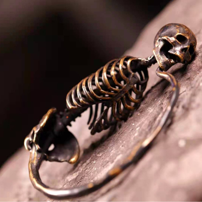 原创铜骨钥扣黄铜2021礼物钥匙扣