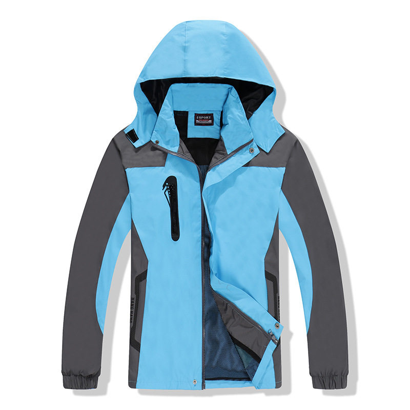 LS-C800 秋冬季防风防水拼色滑雪服户外运动休闲冲锋衣定制印logo