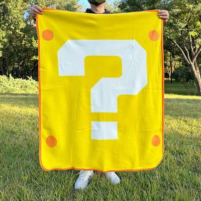 香港订单游戏周边问号方块装饰毯