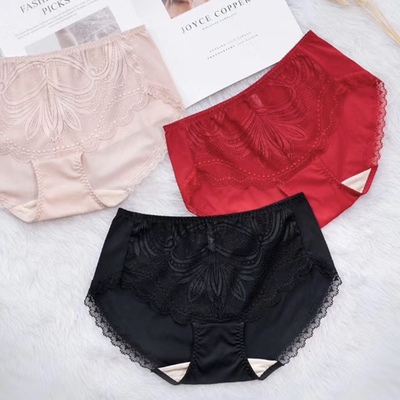 金薇女士黑色三角内裤