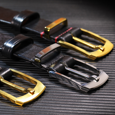 英国JE马缰革头层牛皮手工皮带