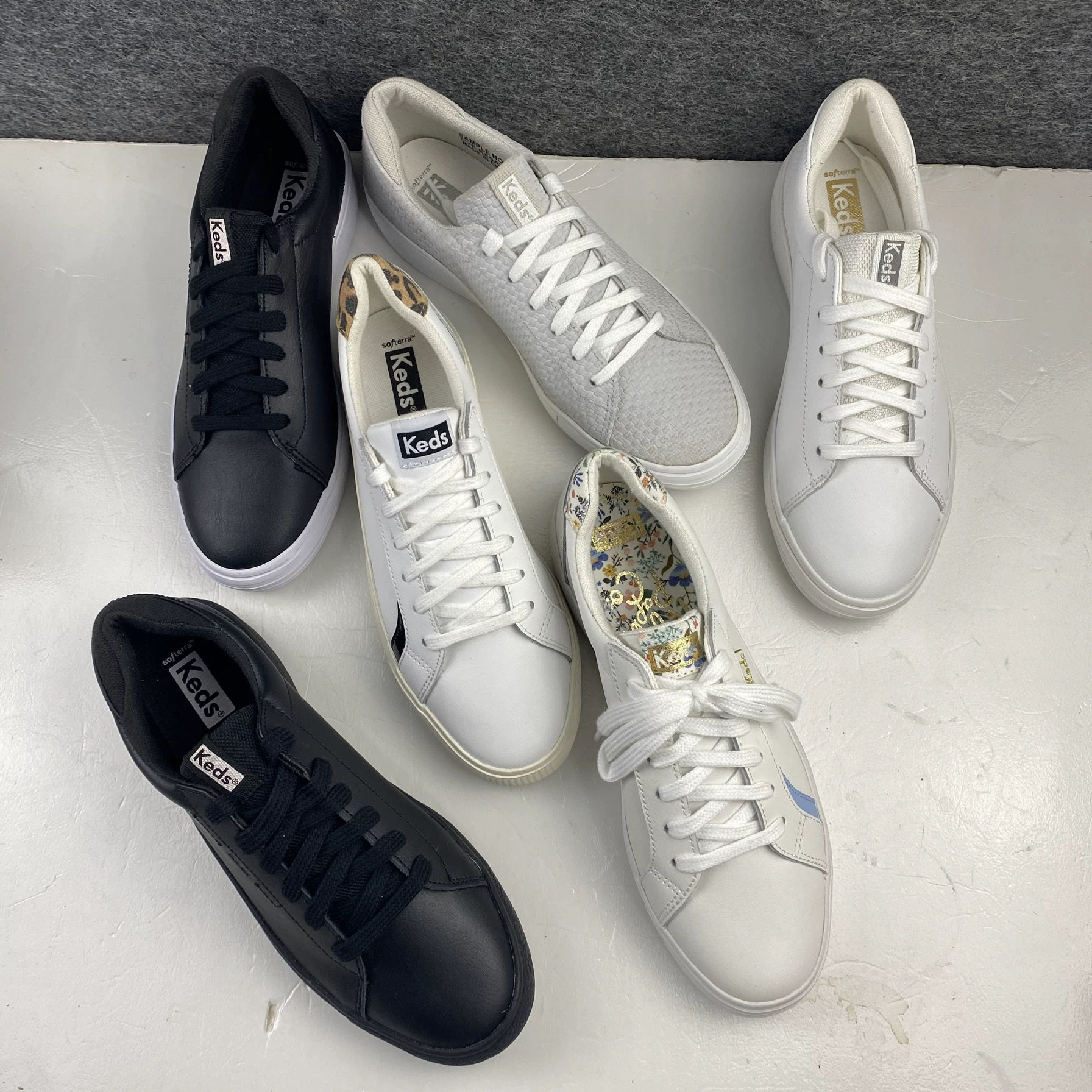 美国keds女士牛皮板鞋 休闲鞋 运动鞋 小白鞋 板鞋