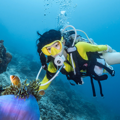 日本原装进口Bism白色钛合金潜水呼吸调节器套装一二级头超轻绝美