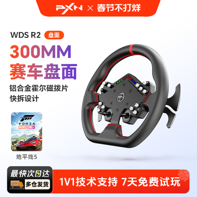 莱仕达WDS R2 赛车模拟器游戏方向盘 300MM可替换快拆赛车盘面  兼容V12/V12lite/VD系列基座