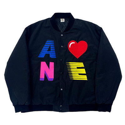 AONE4SURE爱心刺绣LOGO休闲夹克