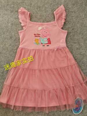 【现货】英国mothercare女宝女童小猪佩奇纱裙连衣裙