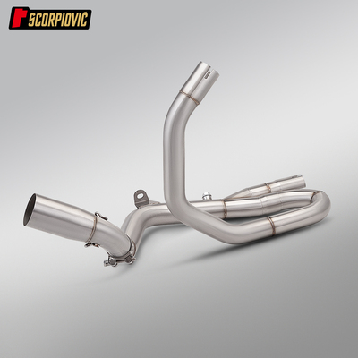 摩托车机车SV650X SV650不锈钢前段 改装转51MM尾段 原厂接口前段