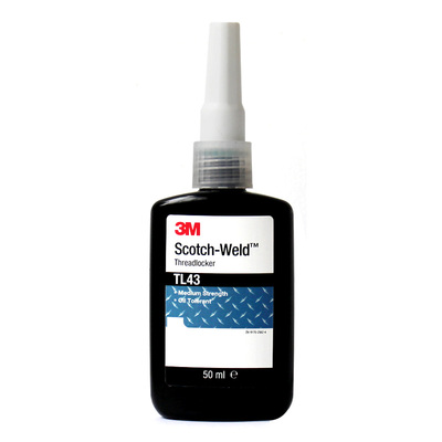 3M TL43螺纹密封胶抗油性耐落胶 厌氧胶金属固定胶 50ml