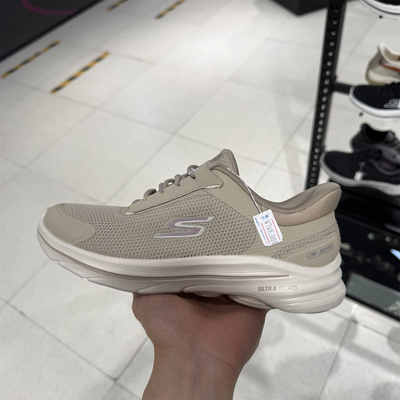 斯凯奇Skechers闪穿GoWalk8女一脚蹬运动鞋软底透气健步鞋 125932