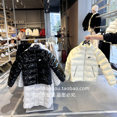 专柜正品Nike耐克女子保暖夹克冬季新款棉服外套宽松加厚 FQ3575