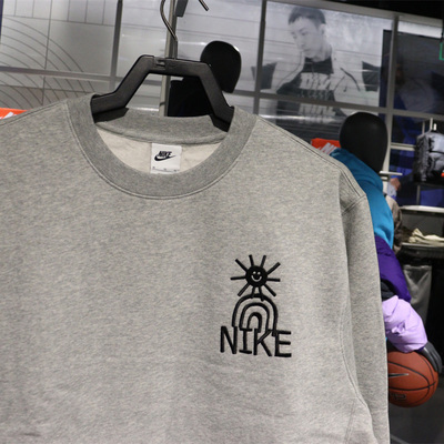 Nike/耐克官方正品当季新款男子休闲简约加绒套头卫衣DQ4073-063