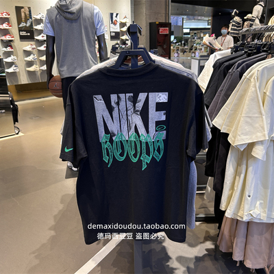Nike耐克短袖男装2024夏新款复古潮流印花LOGO运动T恤FQ4899-010