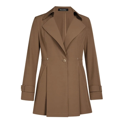 珂莱蒂尔正品国内代购经典美拉德风衣外套气质收腰显瘦KJ00725C4