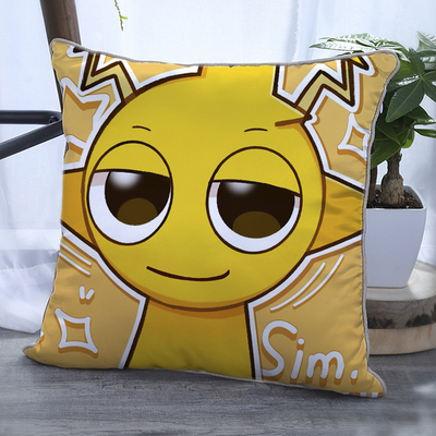 跨境SprunkiPlush节奏盒子新款游戏周边抱枕毛绒靠枕靠垫生日礼物