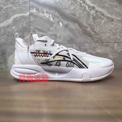李宁篮球鞋闪击8圣诞节团队版䨻低帮透气耐磨实战篮球鞋ABPS003