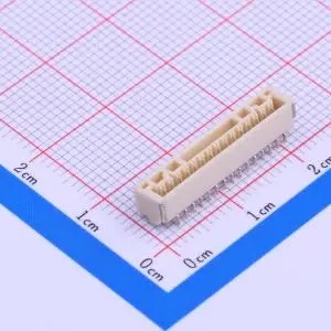 A1257WR-S-15P SMD,P=1.25mm,卧贴 线对板针座