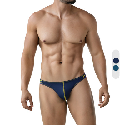 CleverModa男士三角内裤窄边高叉