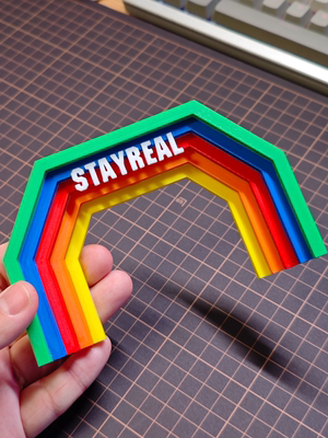 五月天STAYREAL快闪店方形拱形版应援摆件