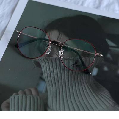 代王推荐超轻纯钛近视镜复古圆