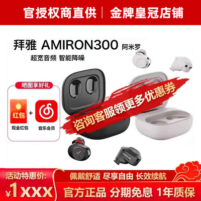 AMIRON300主动降噪入耳式耳机