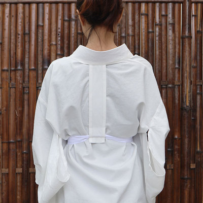 日本羽织白色内搭打底和服浴衣