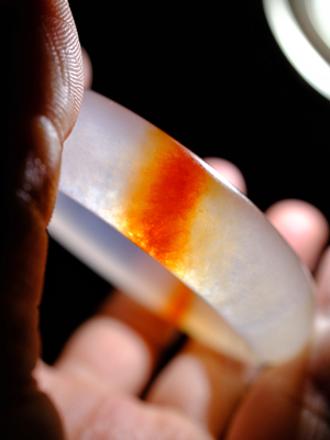 【一物一图】新疆地表籽料金丝玉手镯～51.1mm内径