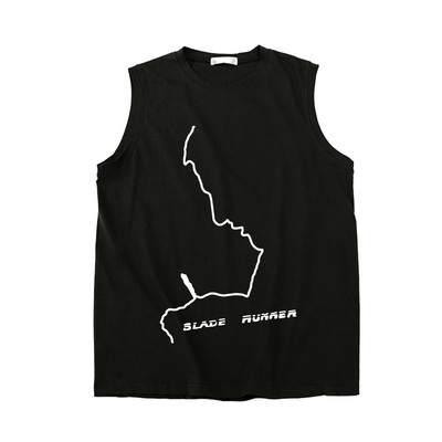 blade runner银翼杀手科幻朋克文艺男女手绘设计感纯棉短袖T恤