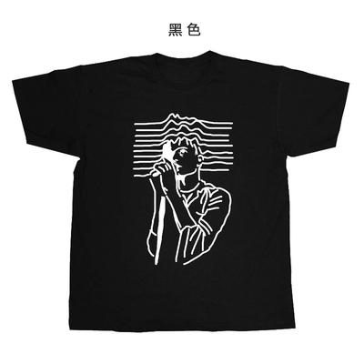 joy division Ian curtis快乐分裂暗黑手绘设计感纯棉无袖坎肩T恤