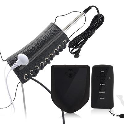 Male penis electric shock punishment toy urethral dilator