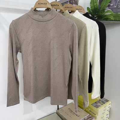 庄泰7308女士中领打底衫保暖上衣