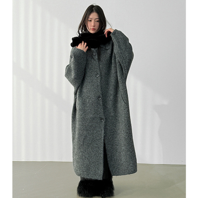 Localmansion韩代长款针织开衫