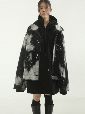 Localmansion韩代)牛仔夹克外套