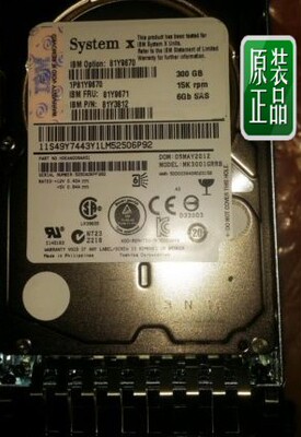 IBM 81Y9671 81Y9670 81Y3812 00FN460 300G SAS 2.5 原装硬盘